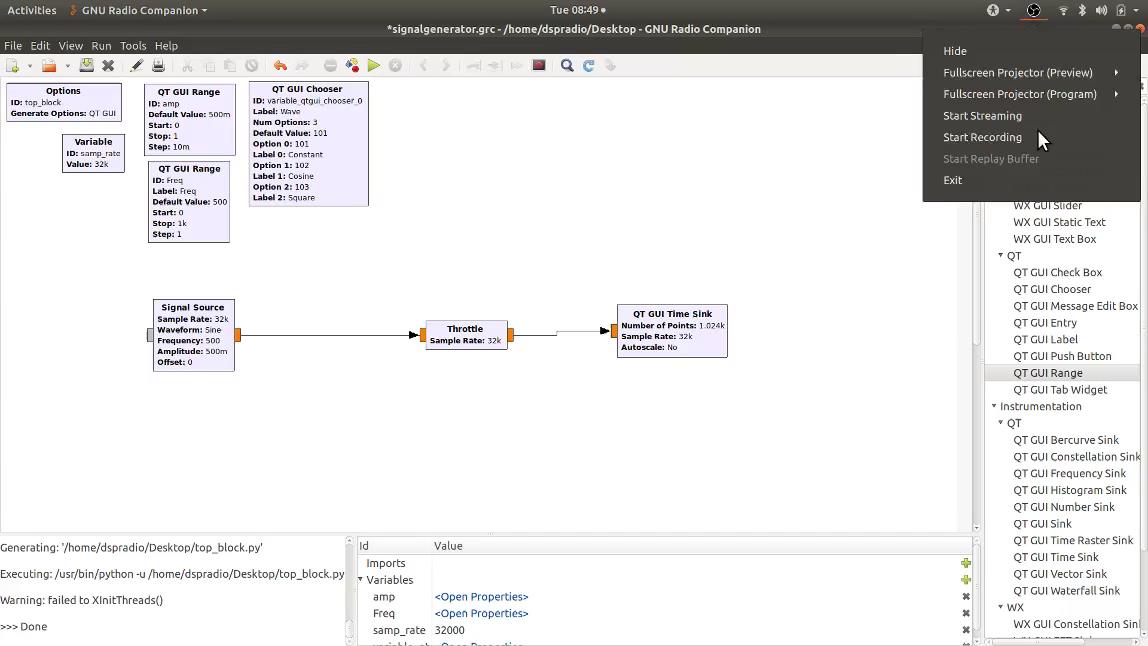 How to Spruce up your GNURadio Graphic UserInterface