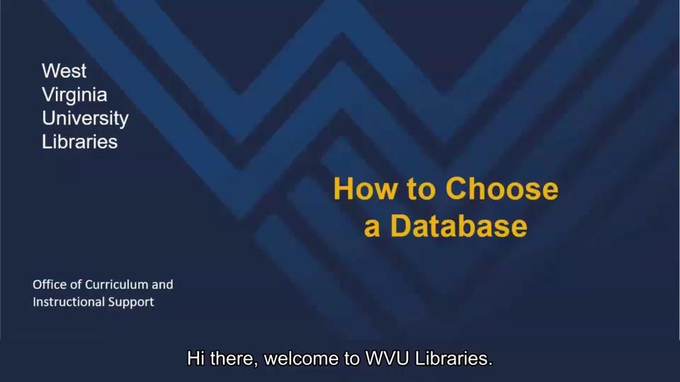 How to choose a database