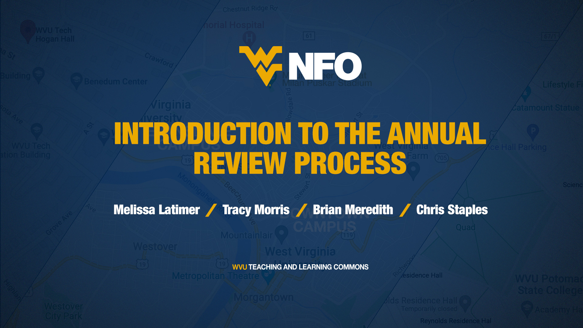 NFO 2022 - Introduction to the Annual Review Process